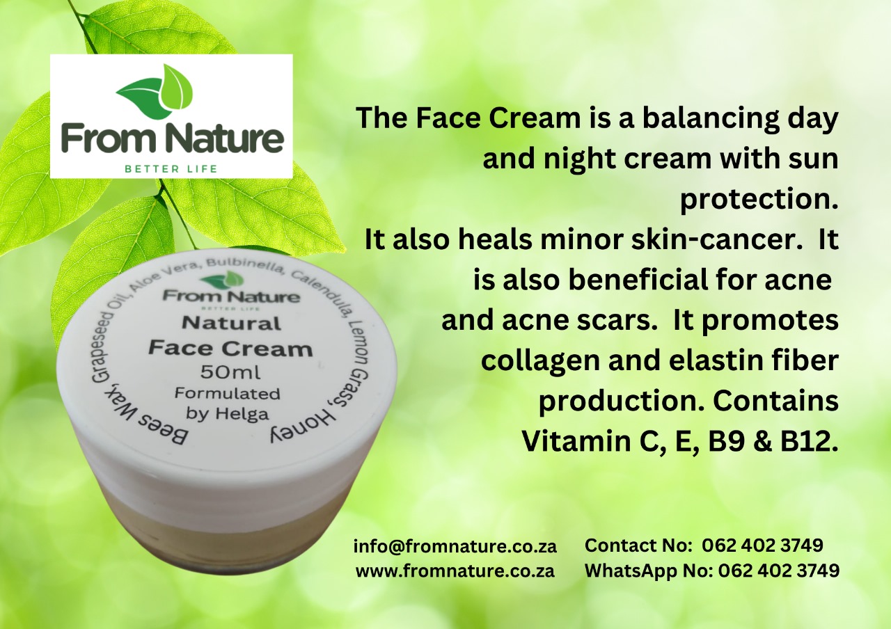 Natural Face Cream 50ml - From Nature