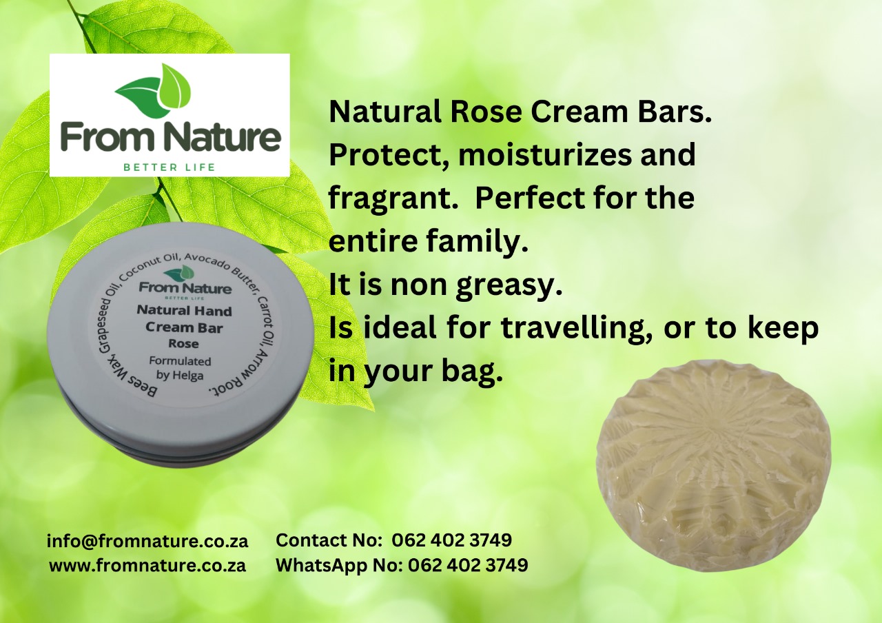 Natural Rose Cream Bars - From Nature